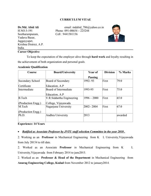 Dinesh Resume | PDF | Mechanical and Industrial Engineering Industry | Industries