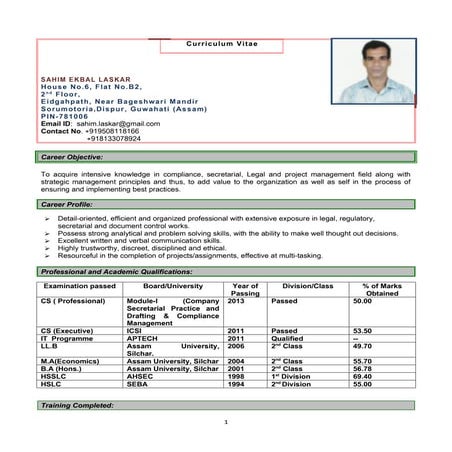 chandra Mohan Resume | DOCX