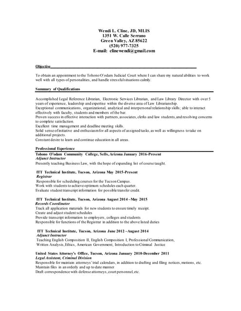 Resume - Osterhoudt, Douglas J. | DOC | Legal Services Industry | Industries