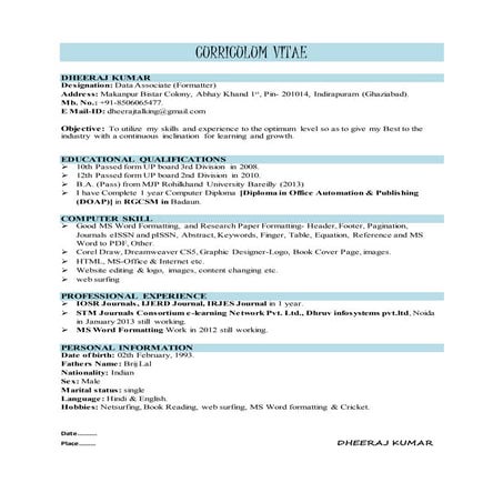 CURRICULUM VITAE | DOCX