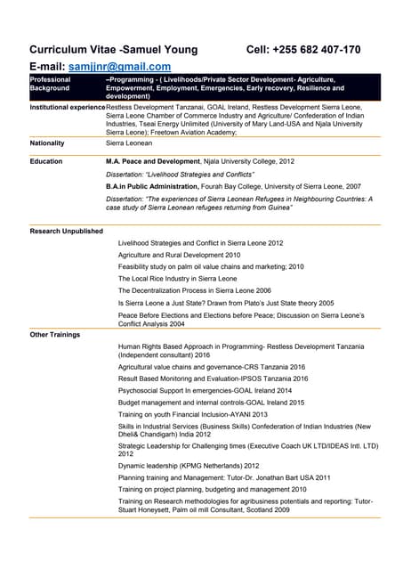 CV of REHEMA ALLY | PDF | Business | Business and Finance