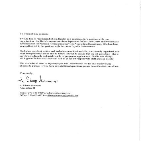 Recommendation Letter1 | PDF