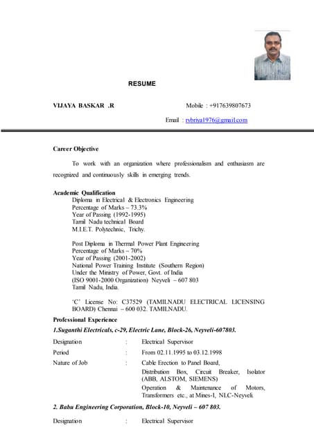 RESUME (Rana Muhammad Afzal) (1) | DOC