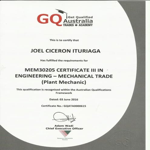 Certificate 3 in Engineering - Mechanical | PDF