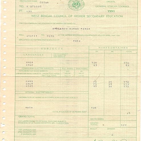 H.S. MARKSHEET | PDF