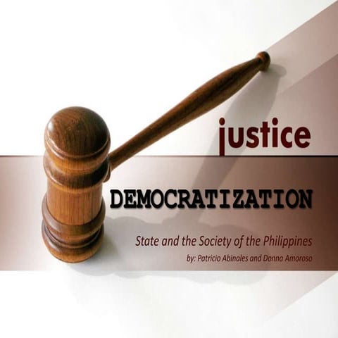 Democratization | PPTX | Civic affairs | Politics