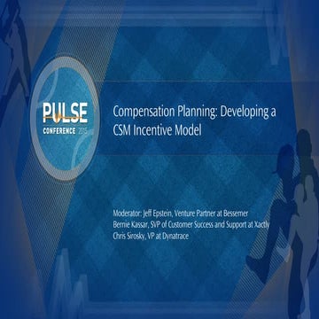 Compensation Planning: Developing a CSM Incentive Model | PPT