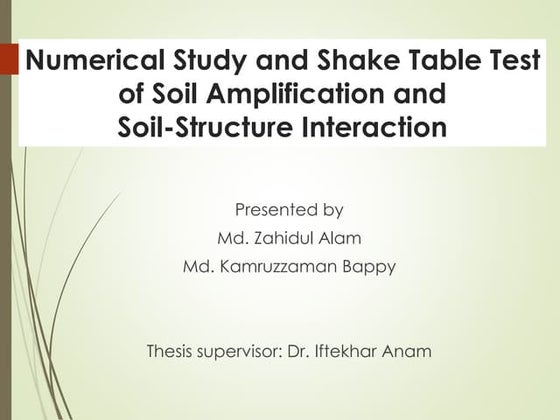Effect of soil structure interaction on high rise r.c regular frame structure with irregular ...