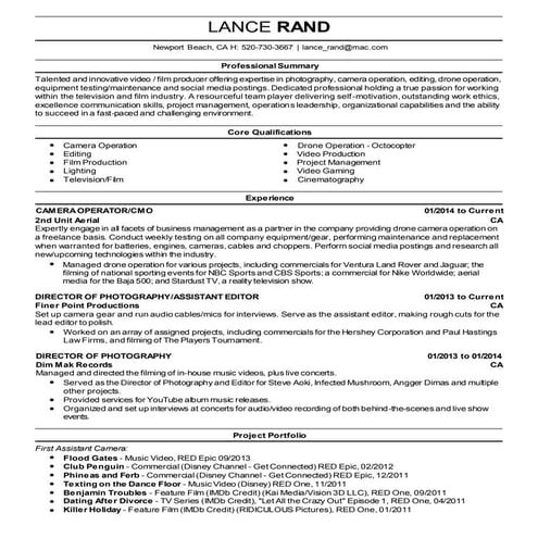 Richard Sanchez Resume 10-2015 | PDF