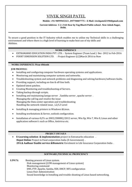 BMS ENGINEER CV | DOCX