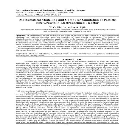 International Journal of Engineering Research and Development | PDF