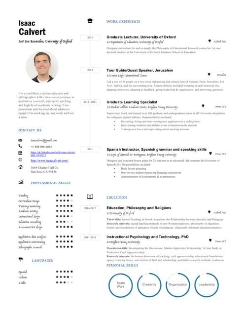 One Page Resume | PDF