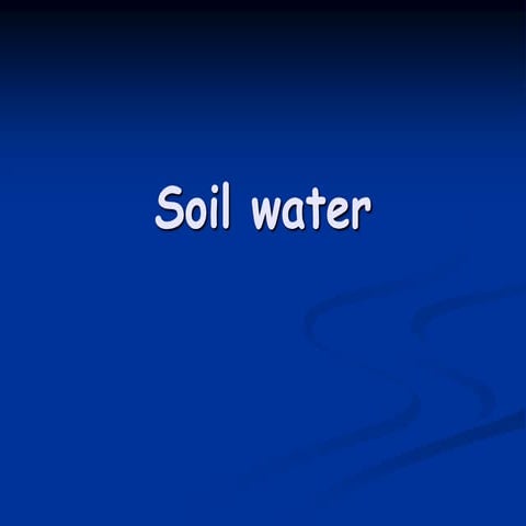 Soil Water Potential - Basic Concept.pptx