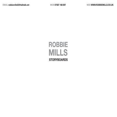 Robbie Mills - Storyboards | PDF