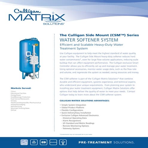 CSM Softener | PDF