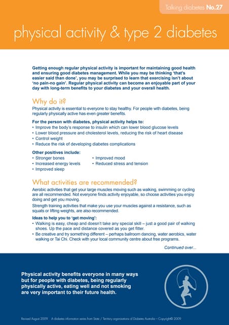 F11 qatar diabetes physical activities النشاط اليومي والسكري | PPT