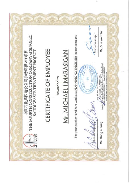 primavera p6 certificate | PDF
