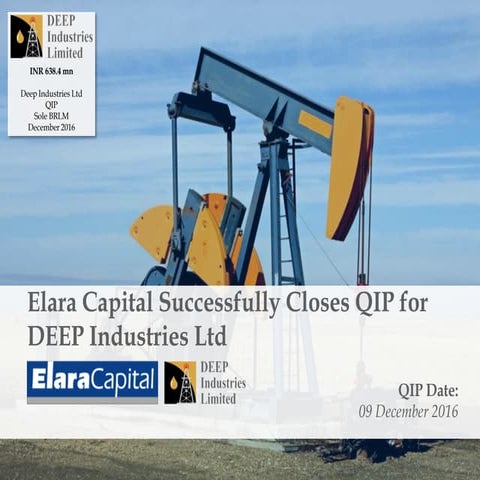 Deep Industries - QIP | PDF
