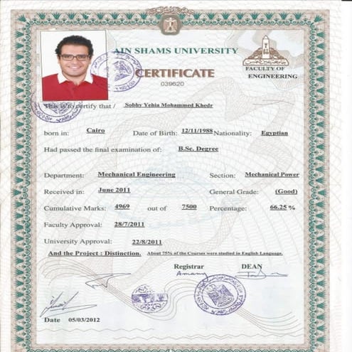 University Certificate | PDF