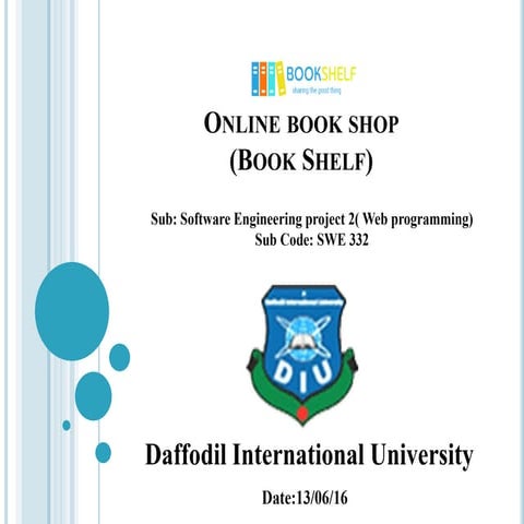 Online Book Store Project Presentation by Moin Khan & Sejda E Jannat | PPTX