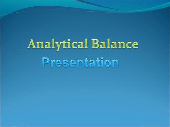 Balance calibration.pptx