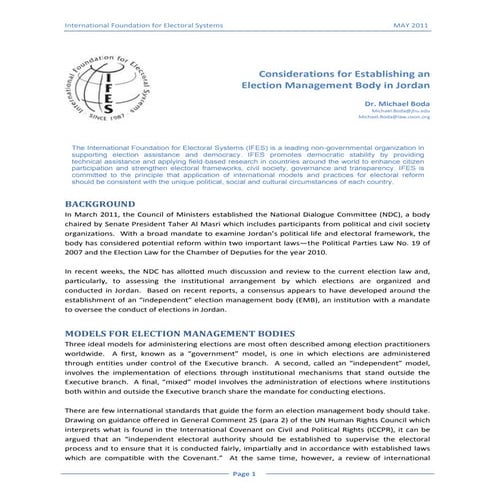 Idasa and Governance in Africa | PPT