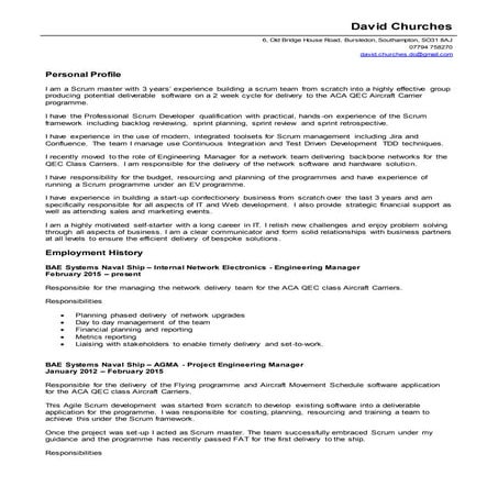 David Weaver CV | DOC
