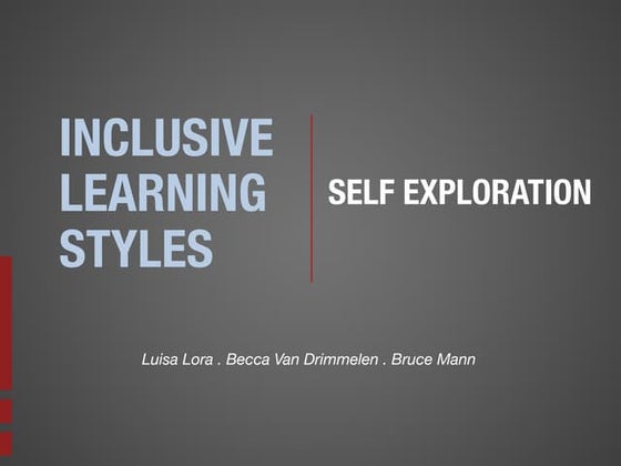 Self exploration | PPTX