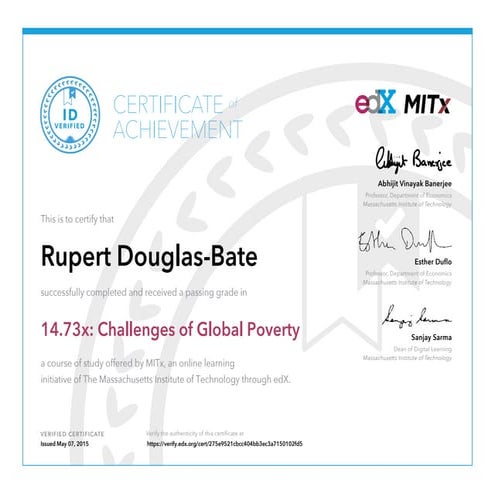 MITx 20.305x Certificate | edX | PDF