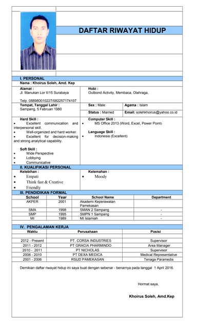 Curriculum Vitae Febriana | PDF
