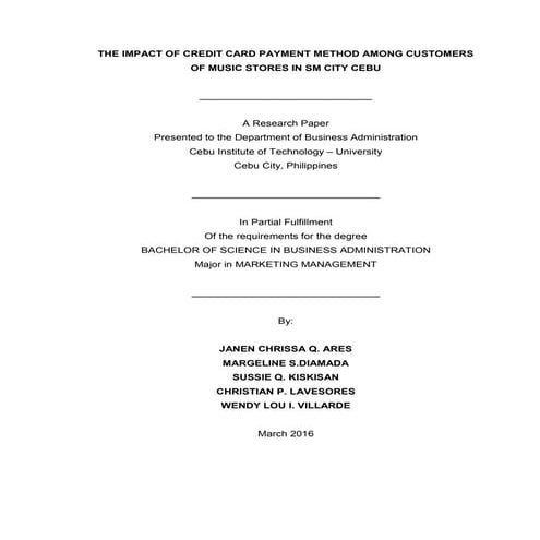 ResearchPaper_creditcardpaymentmethod | PDF