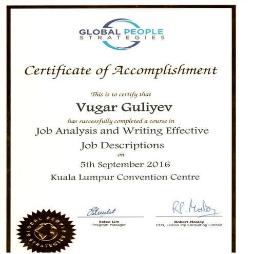 Job analysis and Writing Effective Job Description | PDF