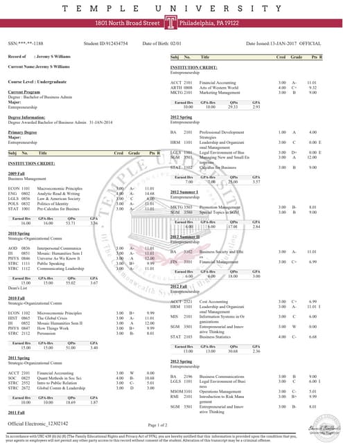 Bryan Rhoades - Transcript | PDF