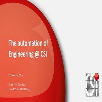 2015-10-15 CSi at Yellax 2015 | PPT