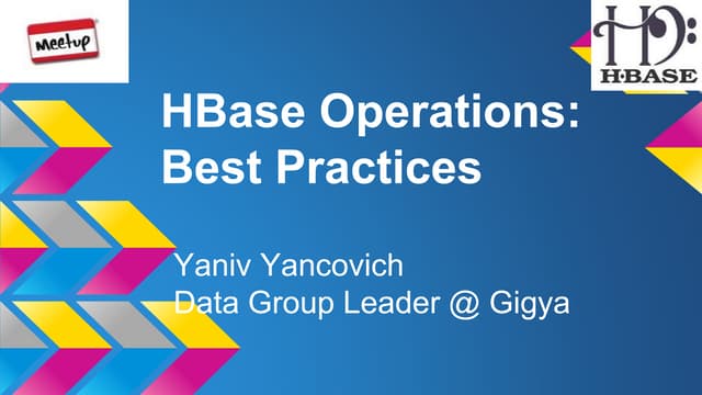 Hbase Operations Ppt