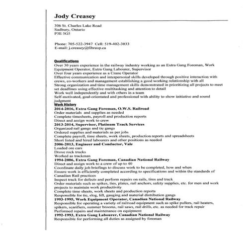 Jodys resume | PDF