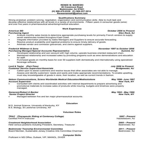 Renee Mareski 2014 | PDF