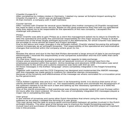 ChartAir Europe- (later Panalpina) 1978-1999 | PDF