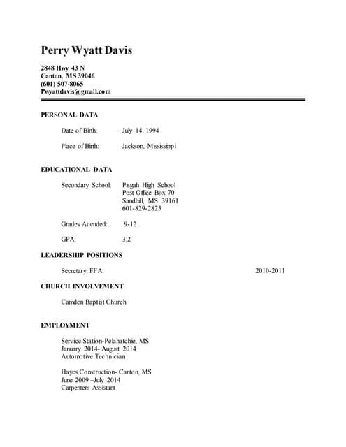 Resume | PDF
