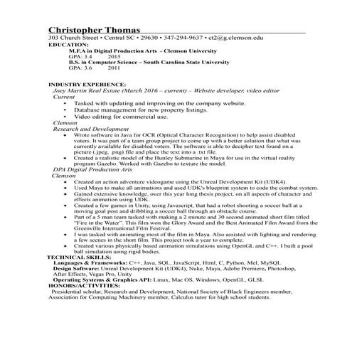 Chris_Thomas_Resume | PDF