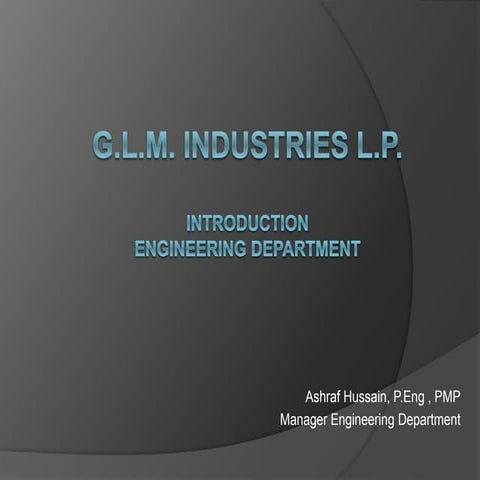 GLM-introduction and approach | PPT