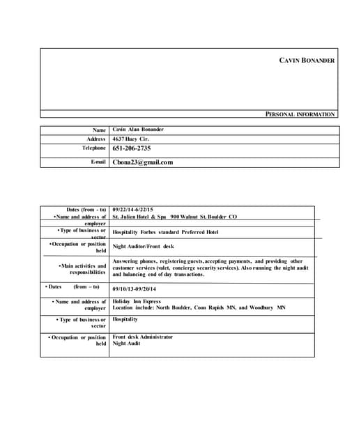 Jane Resume 2016 | DOCX