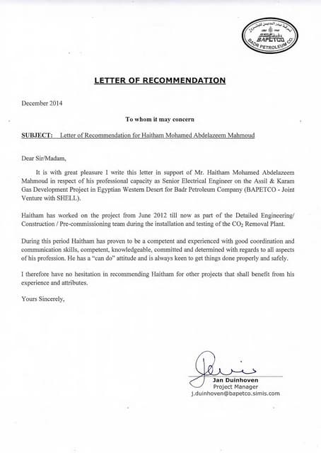 Cjs electrical reference letter | PDF | Business | Business and Finance