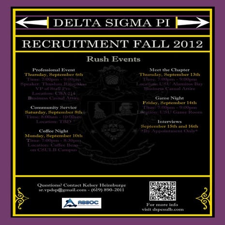 Rush Event Flyer ABSOC | PDF