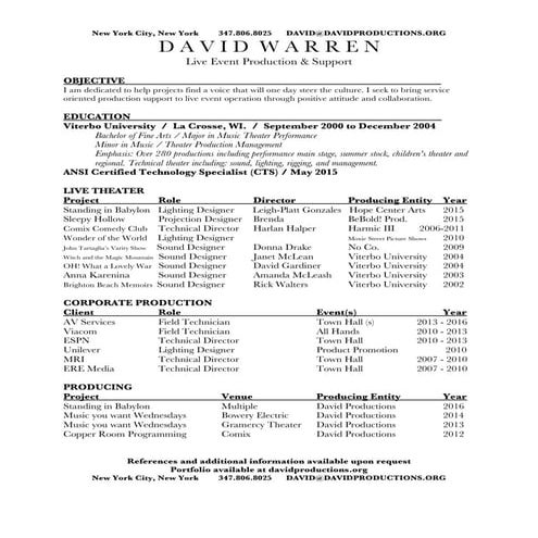 John Dietrich - Resume2016_I | PDF