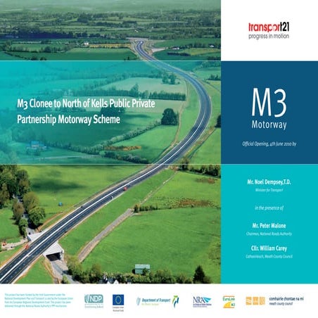 M3-Clonee-to-Kells-Motorway-Opening-Brochure | PDF | Developmental ...