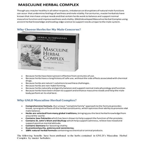 MUSCULINE HERBAL COMPLEX | DOCX