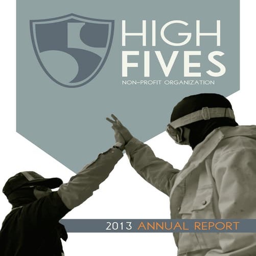 2013 High Fives Foundation Annual Report | PDF