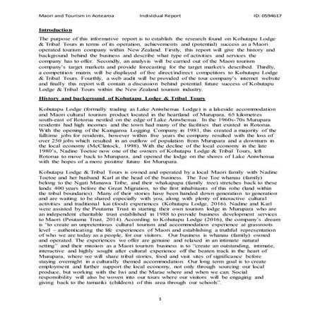 Assessment 2 - Individual Report | DOCX