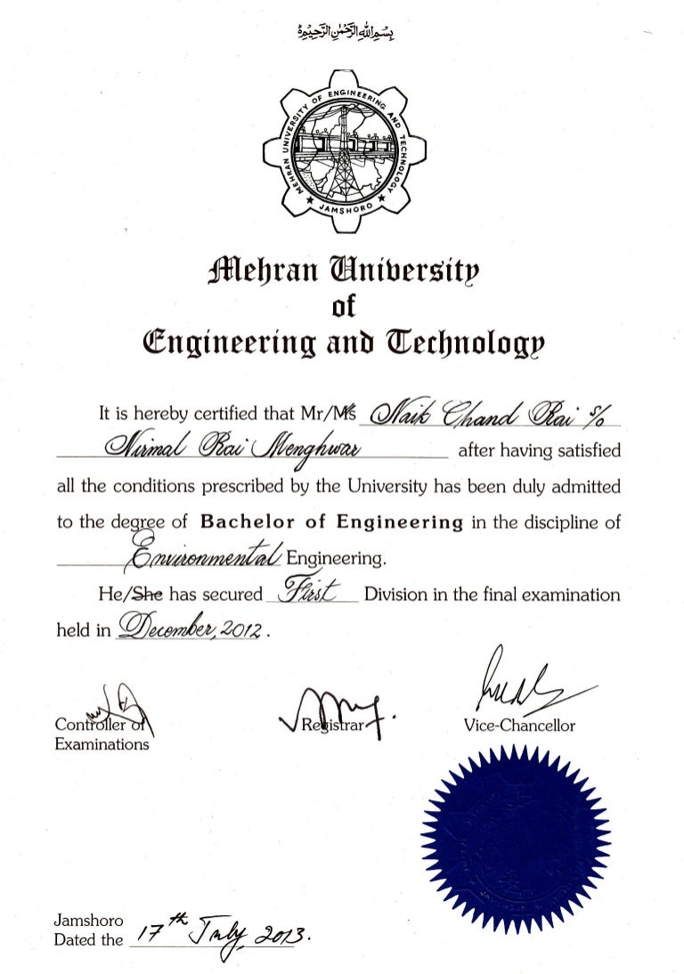 B.E Degree